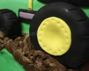 How to Make a Tractor Cake Picture Tutorial