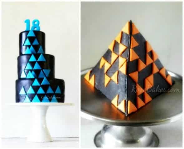Geometric Cakes: Tetrahedron, Triangles, Pyramids Cubes... and Joshua's ...
