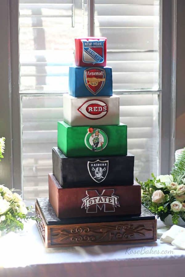 Sports Themed Groom's Cake