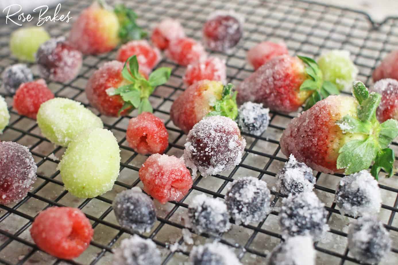 Easy Sugared Berries (Just 3 Ingredients!)
