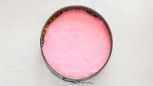 Hot Pink Valentine's Day Cheesecake