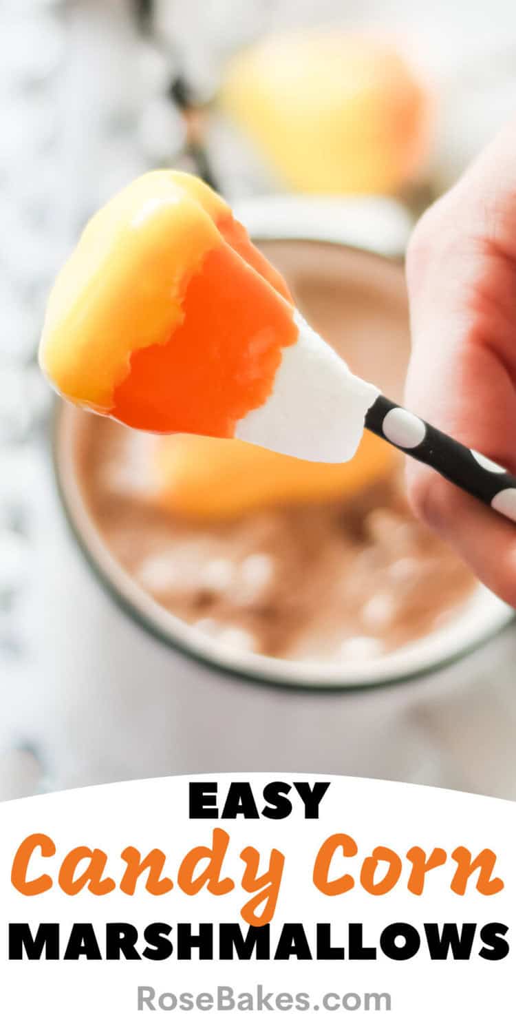 Easy Candy Corn Marshmallows (Perfect for Fall & Halloween)