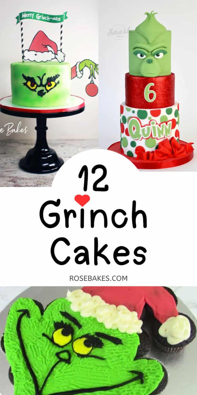 Easy Grinch Cake + 10 More Grinch Cake Ideas!