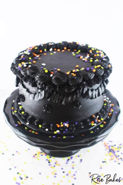 Bold Black Cakes for Every Occasion