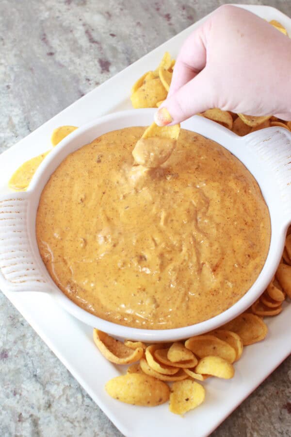 3 Ingredient Chili Cheese Dip Quick Easy