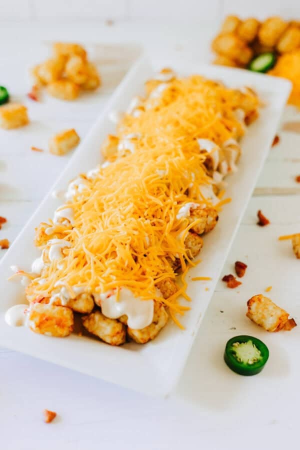 Cheesy Loaded Tater Tots (Totchos)