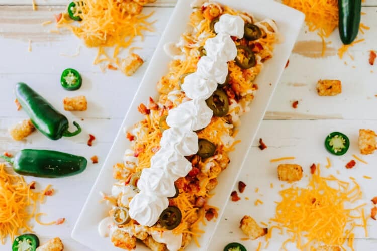 Cheesy Loaded Tater Tots (Totchos)