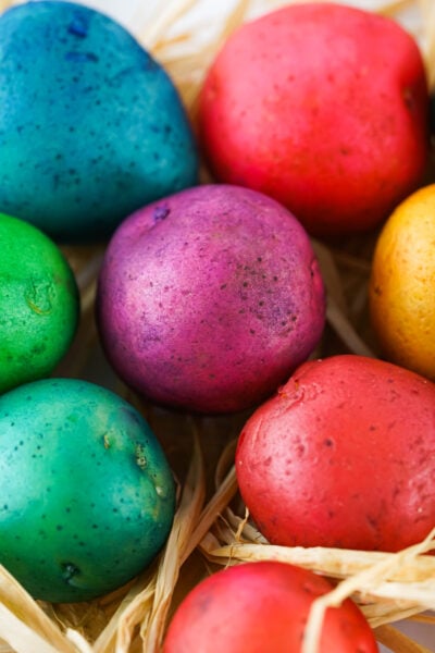 Dyed Potatoes for Easter Eggs (Easter Potatoes)
