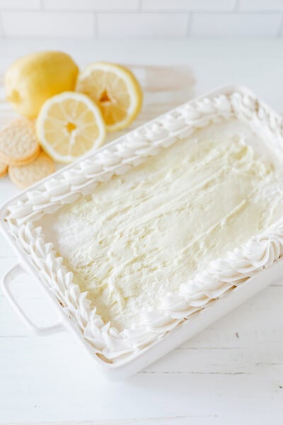Lemon Lush Dessert (No-Bake Lemon Lasagna with OREOs)