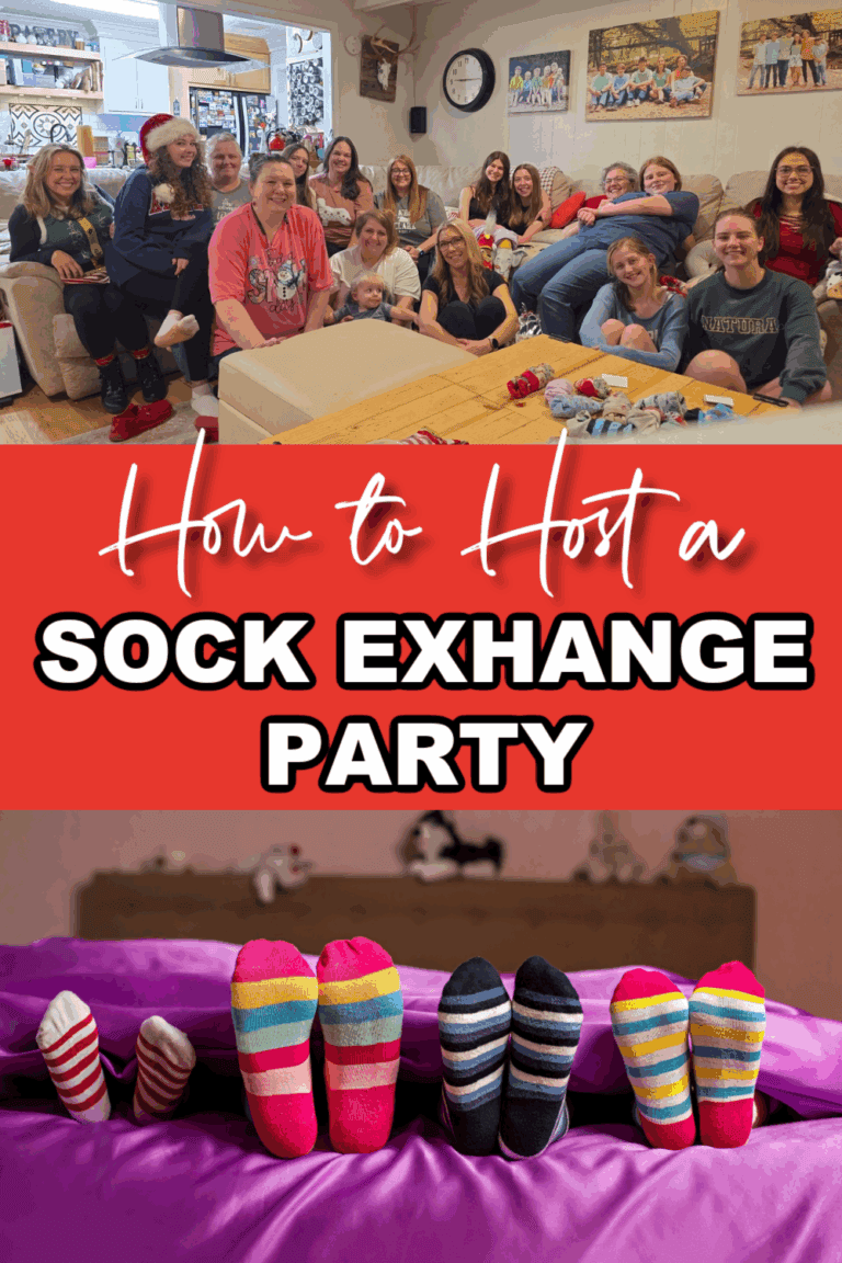 My Annual Sock Exchange Party (Friends, Daughters & Cozy Food)