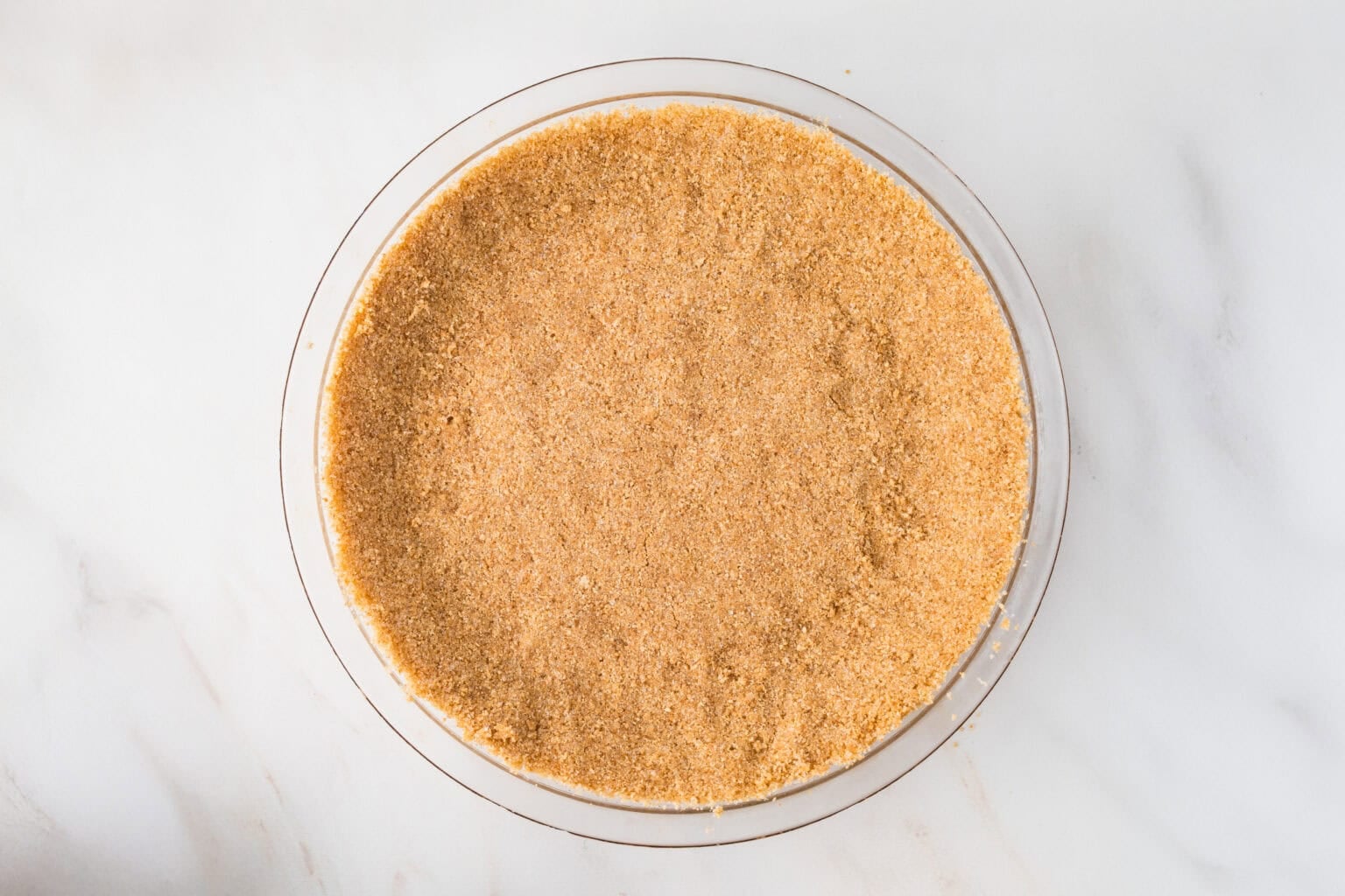 Homemade Graham Cracker Crust (Easy Pie Crust - Only 3 Ingredients!)