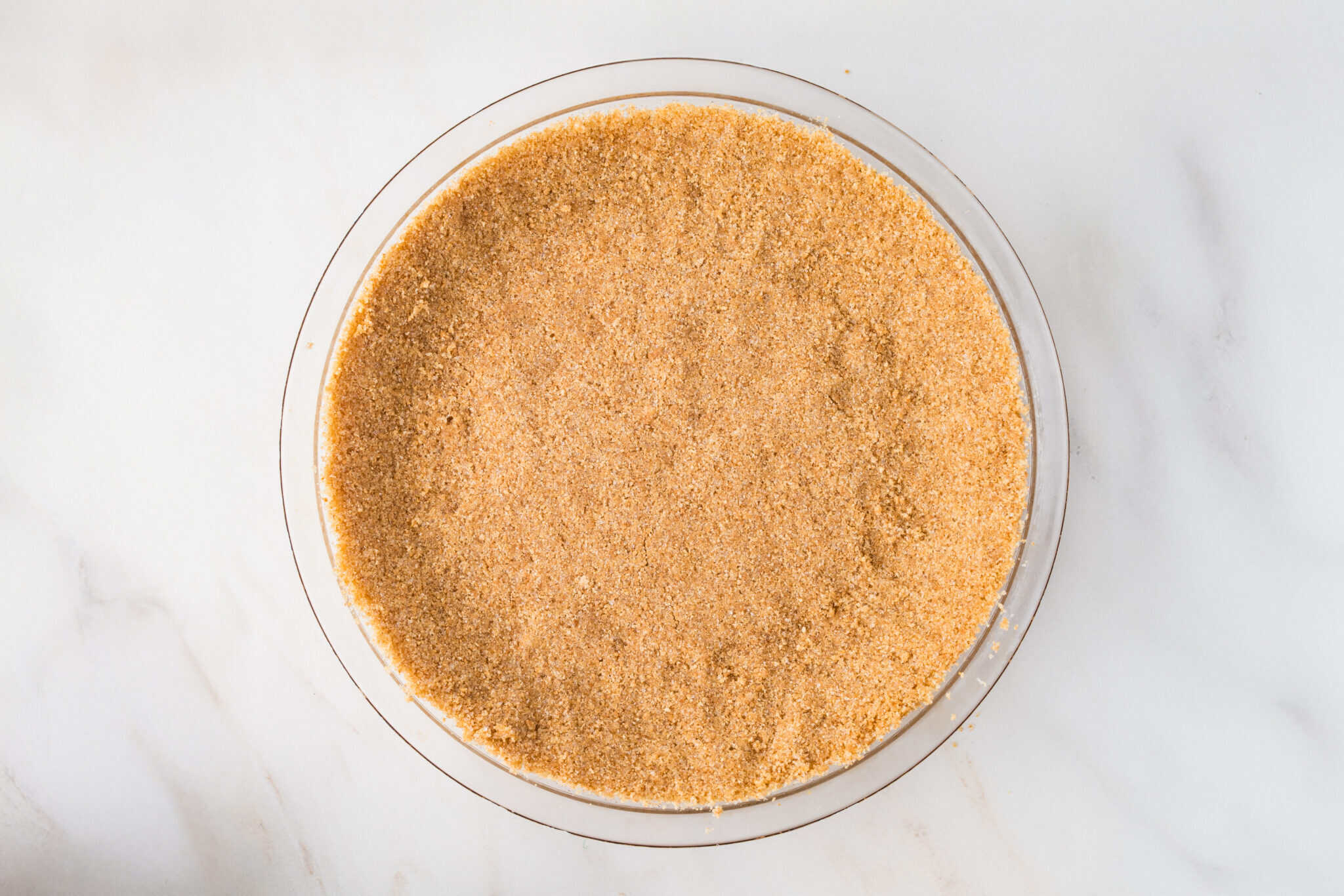 Homemade Graham Cracker Crust (Easy Pie Crust - Only 3 Ingredients!)